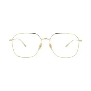 Gucci Square-frame Metal Optical Frames /transparent - Gold