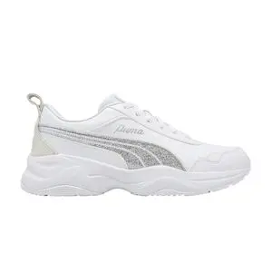 PUMA Wmns Cilia Mode Glitter Silver - White