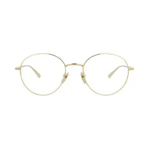 Gucci Round-frame Metal Optical Frames /transparent - Gold