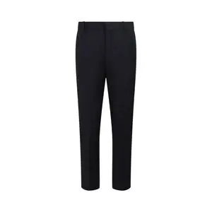 Alexander McQueen Slim Fit Cigarette Trousers 'navy - Blue