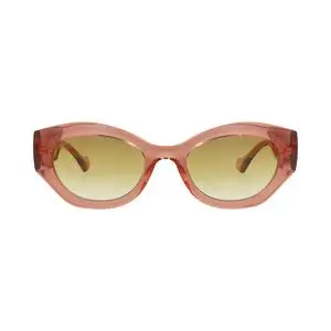 Gucci Round-frame Injection Sunglasses - Brown
