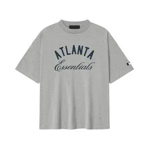Fear Of God Braves 90s Tee 'concrete Heather