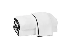 MATOUK Cairo Towel White/black