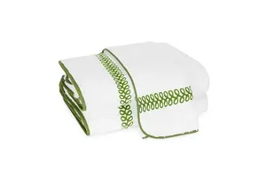 MATOUK Schumacher Astor Braid Towel - Grass