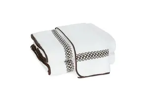MATOUK Schumacher Astor Braid Towel - Mocha