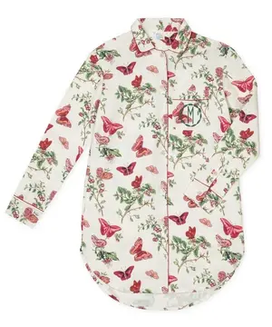MATOUK Valentina Linen Sleep Shirt