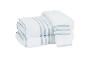 MATOUK Newport Towel Blue