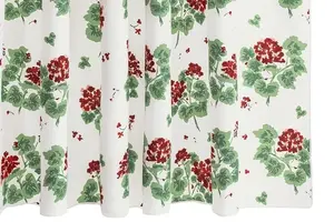 MATOUK Geranium Shower Curtain - Scarlet