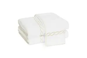 MATOUK Classic Chain Towel Ivory