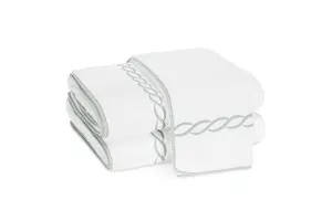 MATOUK Classic Chain Towel Silver