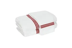 MATOUK Bel Tempo Towel Red