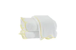 MATOUK Cairo Scallop Towel Yellow