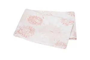 MATOUK Chrysanthemum Flat Bed Sheet Blush