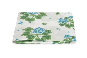 MATOUK Geranium Fitted Bed Sheet - Blue