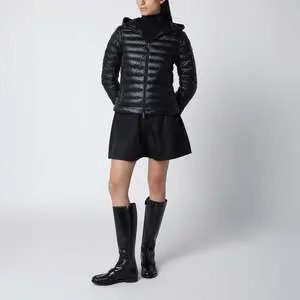 Moncler Igelhood Down Jacket In Polyamide - Black