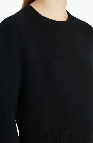 Khaite Masie Stretch Wool & Cashmere Sweater - Black