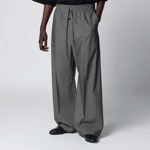 Fear Of God Wool Blend Wide-leg Trousers - Grey