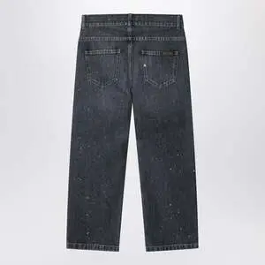 GOLDEN GOOSE Faded Denim Jeans With Splatter Detail
