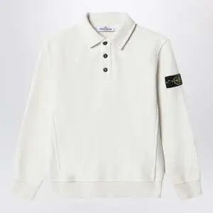 Stone Island Cotton Polo Sweatshirt