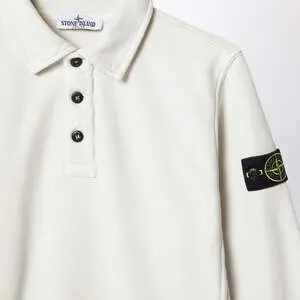 Stone Island Cotton Polo Sweatshirt