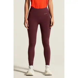 CRAFT Essence High Waist Pocket Leggings - Dark Fig