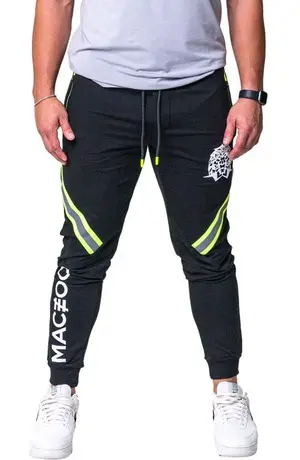 MACEOO Lightening Stretch Cotton Joggers - Black