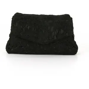 Badgley Mischka Darcy Crochet Lace Crossbody - Black