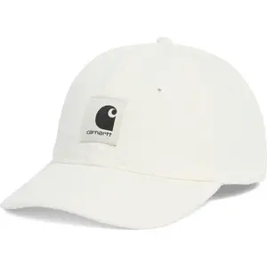 Carhartt Work In Progress Logo Patch Adjustable Cotton Canvas Ball Cap - Wax/stone
