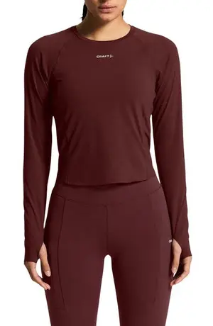 CRAFT Hypervent Long Sleeve Top - Dark Fig