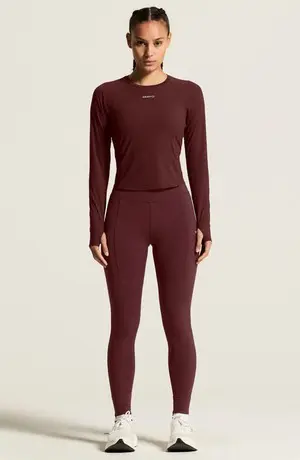 CRAFT Hypervent Long Sleeve Top - Dark Fig