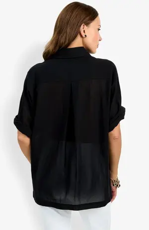 Trina Turk Hawaii Top - Black