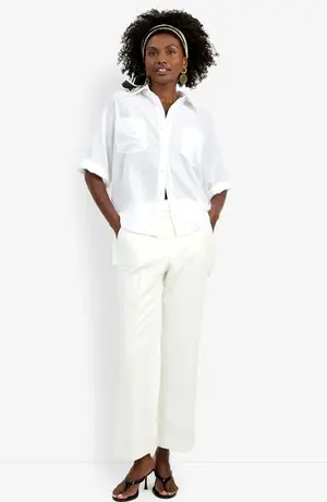 Trina Turk Hawaii Top Whitewash