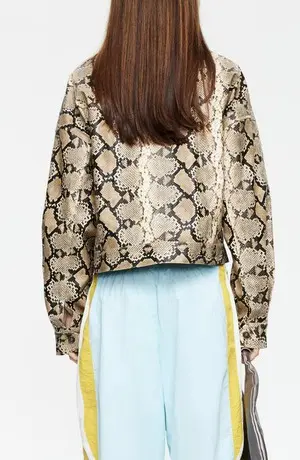Lioness Angel Faux Snakeskin Jacket