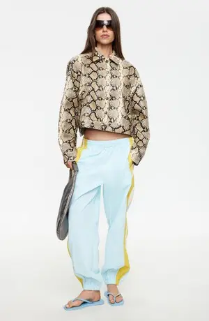 Lioness Angel Faux Snakeskin Jacket