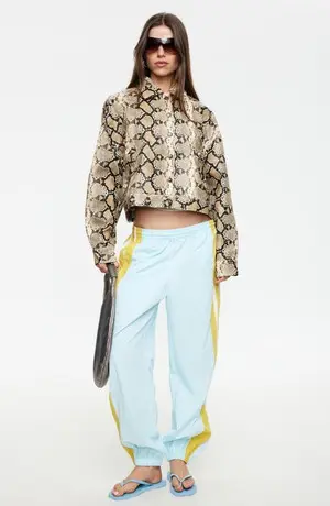 Lioness Angel Faux Snakeskin Jacket