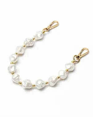 Cordée Cases Lune Baroque Pearl Phone Chain Set - Ivory