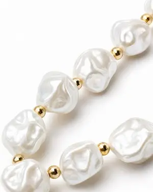 Cordée Cases Lune Baroque Pearl Phone Chain Set - Ivory