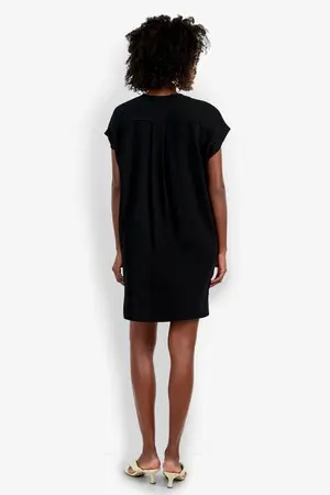 Trina Turk Georgette Mini Dress With Exposed Zip Detail