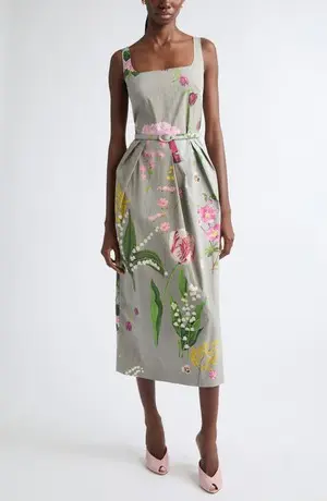Oscar De La Renta Gathered Day Dresses