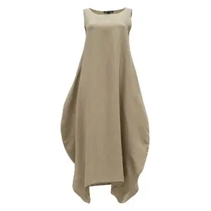 BIANCA POPP Semiballoon Dress In Sage Rayon - Green