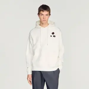Sandro Oversized Floral Print Sweatshirt