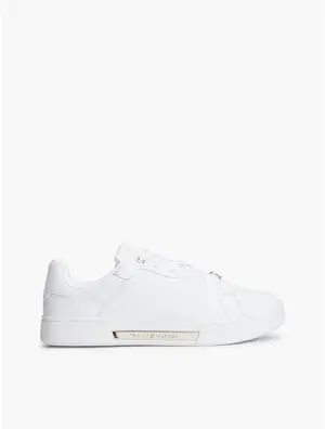 Tommy Hilfiger Metallic Accent Leather Sneaker