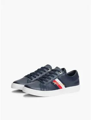 Tommy Hilfiger Script Logo Stripe Sneaker