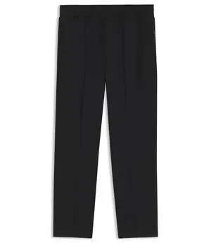 BOSS X Aston Martin Modern-fit Cotton Interlock Pants With Drawstring - Black