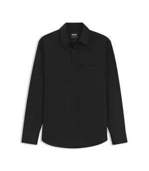 BOSS X Aston Martin Relaxed-fit Overshirt In Stretch Cotton