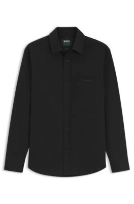 BOSS X Aston Martin Relaxed-fit Overshirt In Stretch Cotton