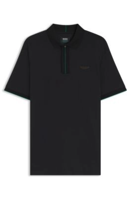BOSS X Aston Martin Polo Shirt In Mercerized Cotton