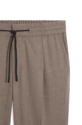 Hugo Melange Stretch Flannel Slim-fit Trousers
