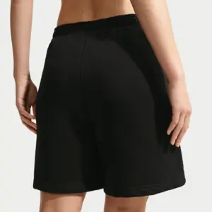 Nike Studio Fleece Oversized High-rise Shorts - Black