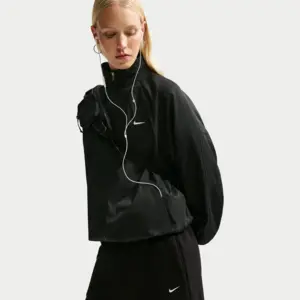 Nike Studio Fleece Oversized High-rise Shorts - Black